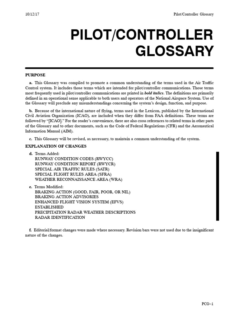 PCG - 10 12 17 | PDF | Air Traffic Control | Airport
