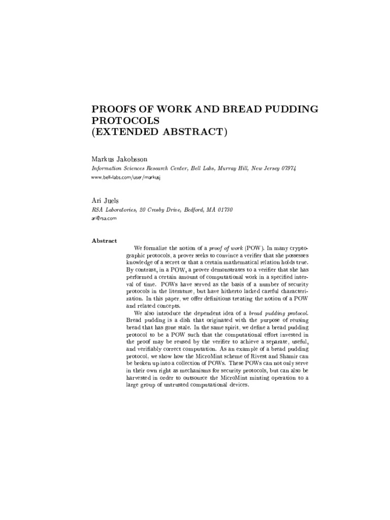 Bread Pudding | PDF