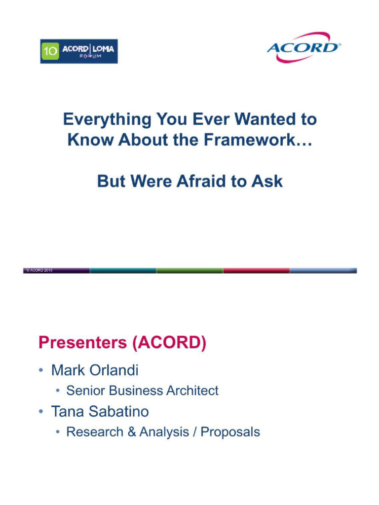The Data Model Acord | PDF