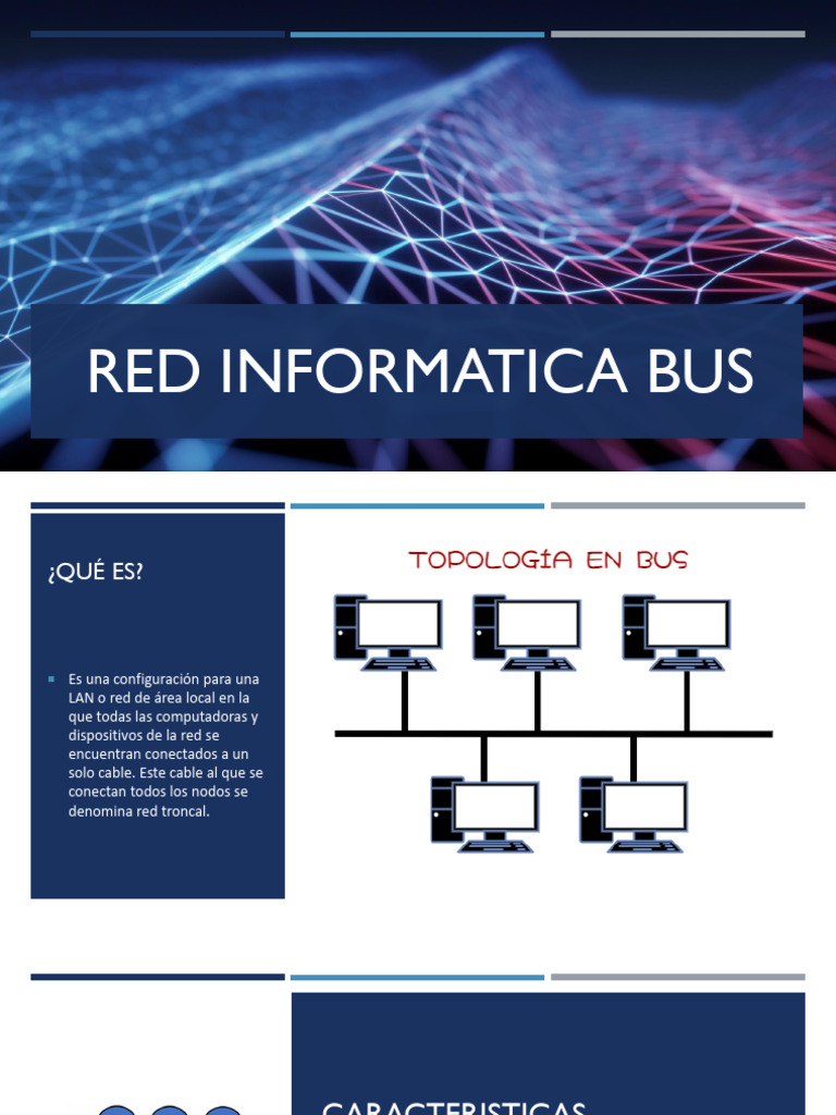 Red Informatica Bus | PDF | Red de computadoras | Tecnología de ...