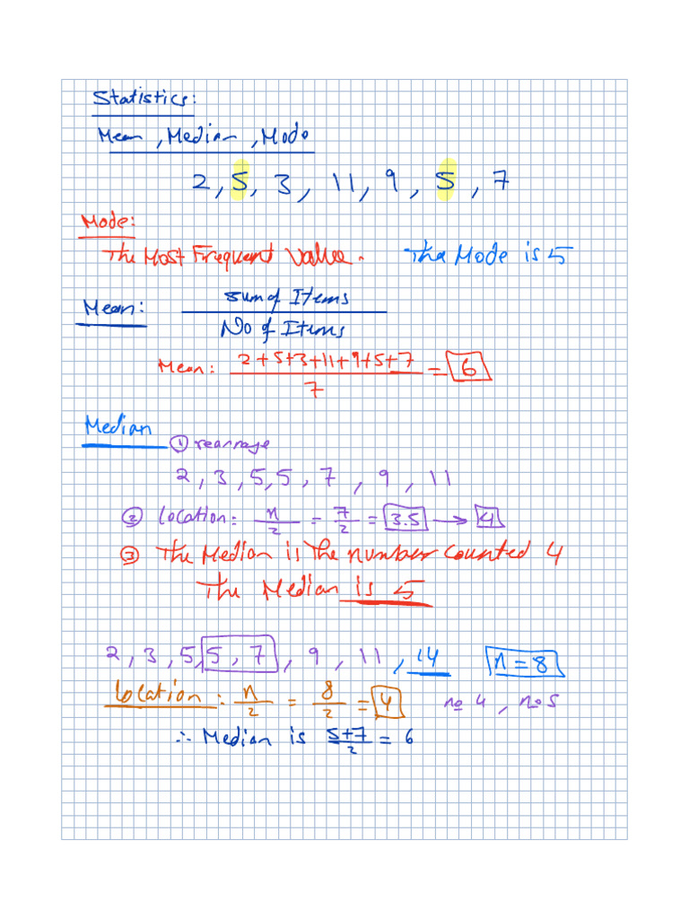 34- Statistics | PDF | Descriptive Statistics | Mathematics