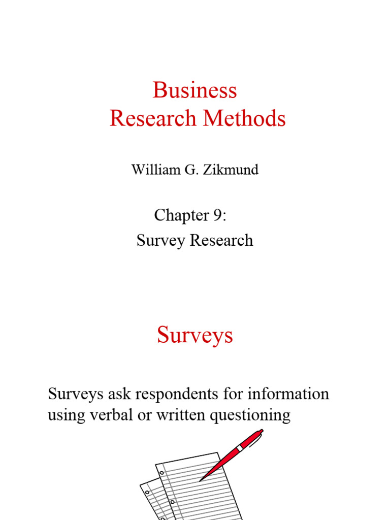 BRM 9e PPT CH 09 | PDF | Survey Methodology | Sampling (Statistics)