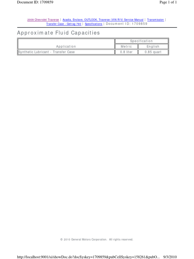 Getrag 790 Transfer Case Specifications | PDF | Axle | Manual Transmission