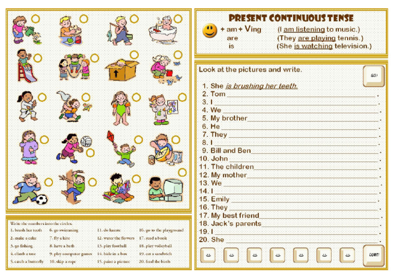 01 The Present Continous | PDF