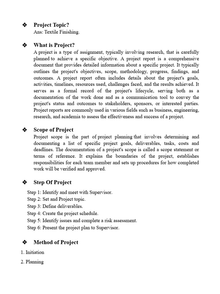 Project Analysis | PDF | Information | Business
