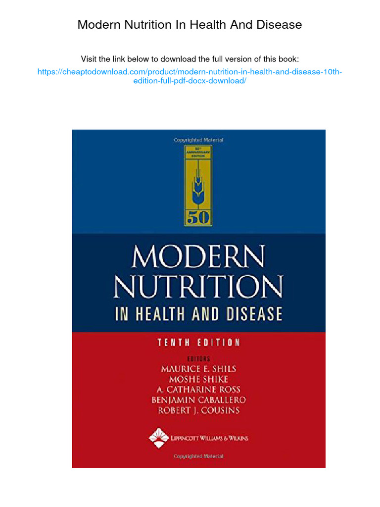 Modern Nutrition in Health & Disease PDF | PDF | Doctor Of Medicine ...