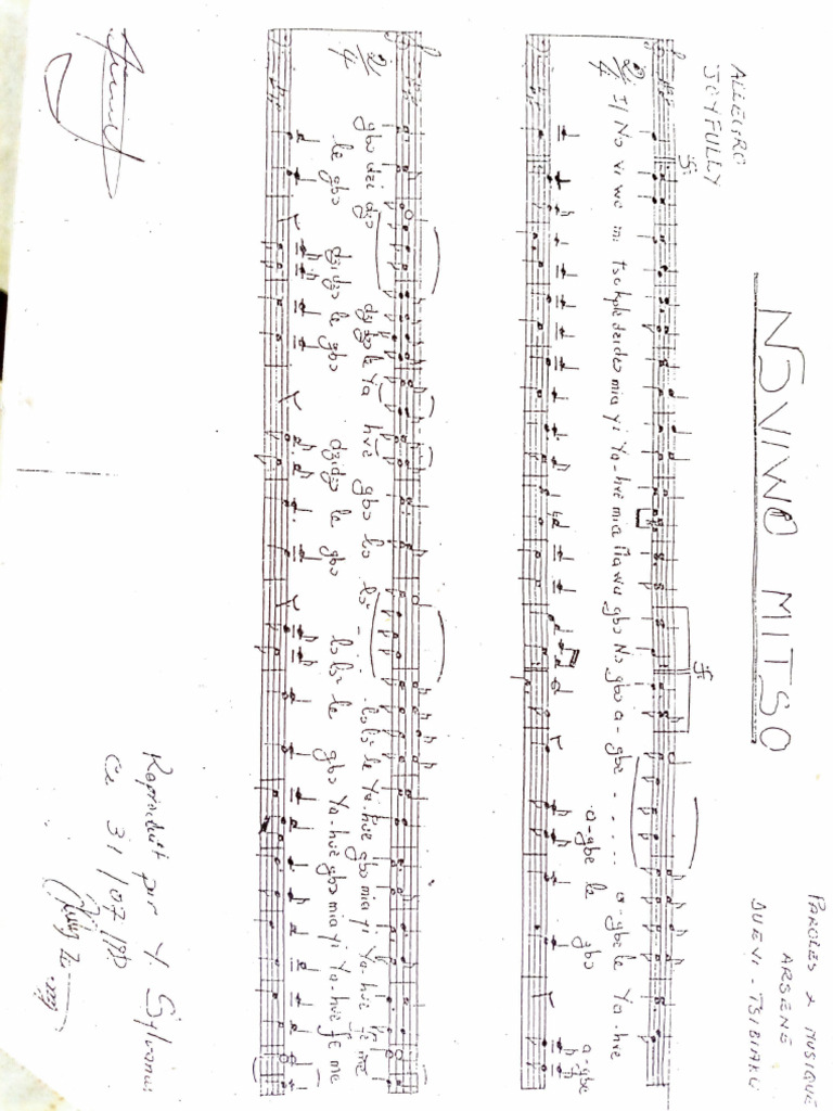 Noviwo Mitso Kple Dzidzo | PDF