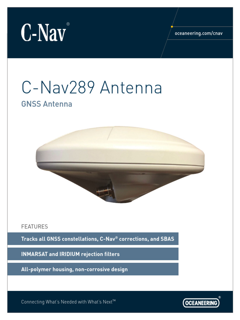 C Nav C NAV289 GNSS Antenna | PDF | Antenna (Radio) | Electronic Circuits