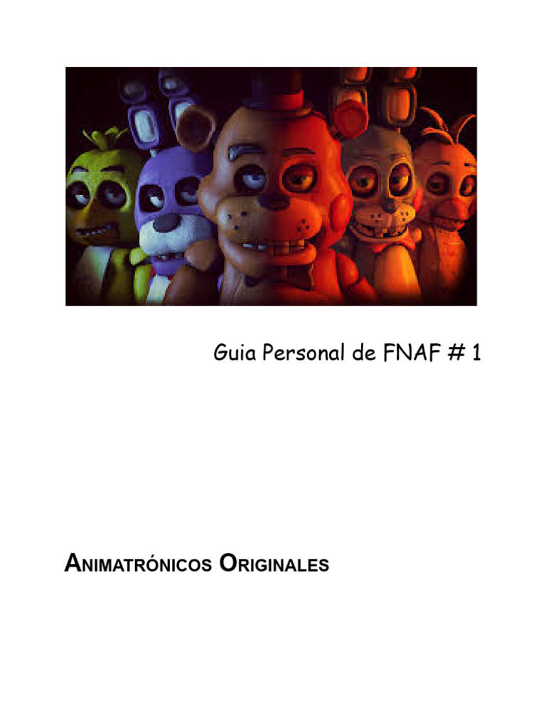 Guia Personal de FNAF # 1 | PDF | Software iOS