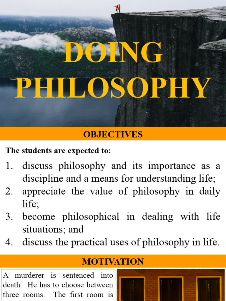 Doingphilosophy 181227094841 | PDF | Reason | Knowledge