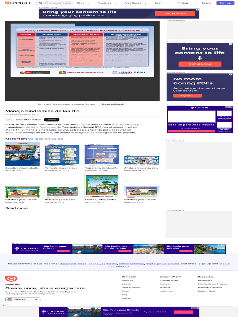 Manejo Sindrómico de Las ITS by Calidad en Salud - Issuu | PDF