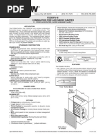 Ruskin Fire Dampers | PDF | Duct (Flow) | Length