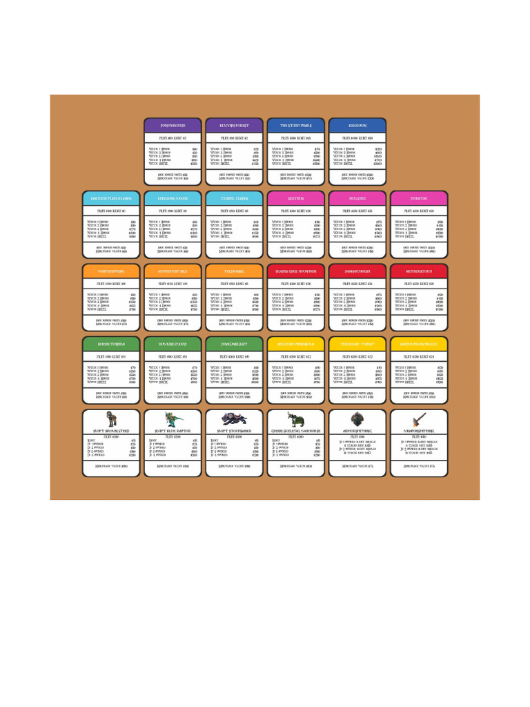 Monopoly Title Deed Cards Template - 266194.png | PDF
