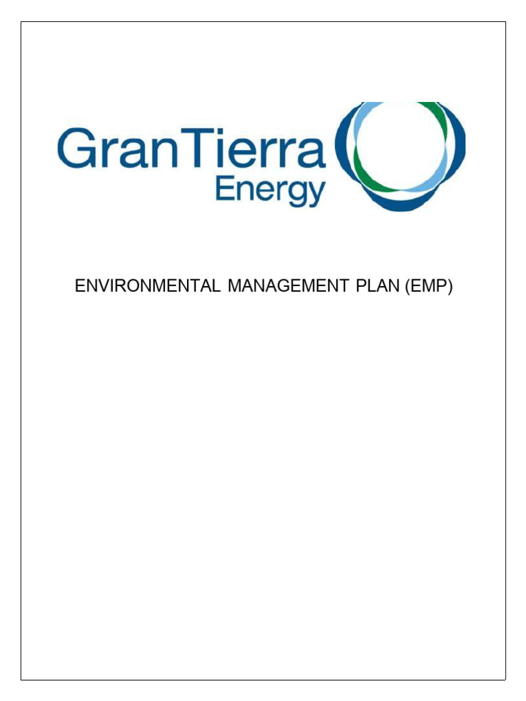 Environmental Management Plan EPM | PDF | Sewage Treatment | Waste