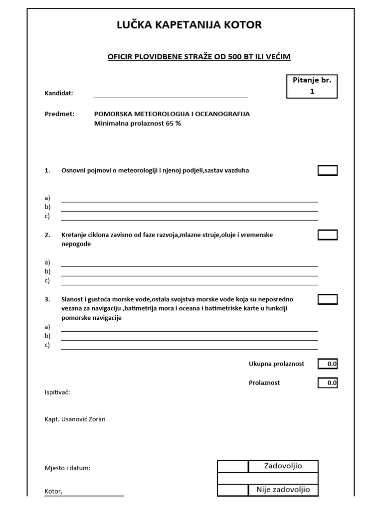 Meteorologija | PDF