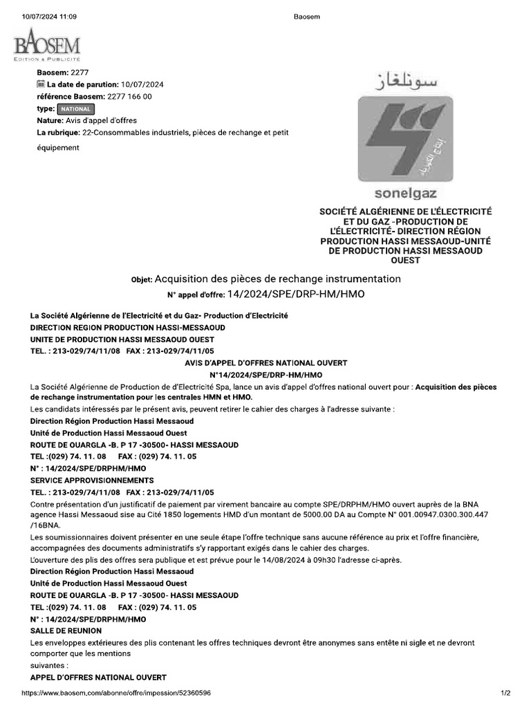 Instrumentation | PDF