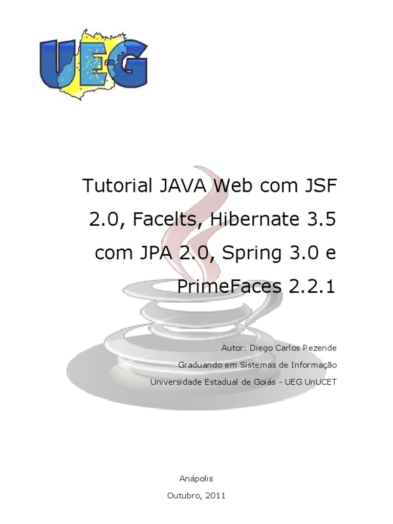 Tutorial JSF, Facelets, Hibernate com JPA, Spring e PrimeFaces | PDF ...