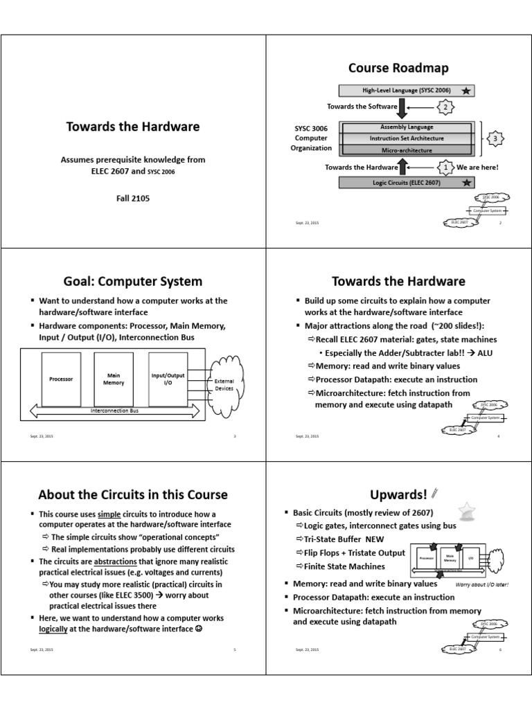 Hardware Notes | PDF | Logic Gate | Central Processing Unit