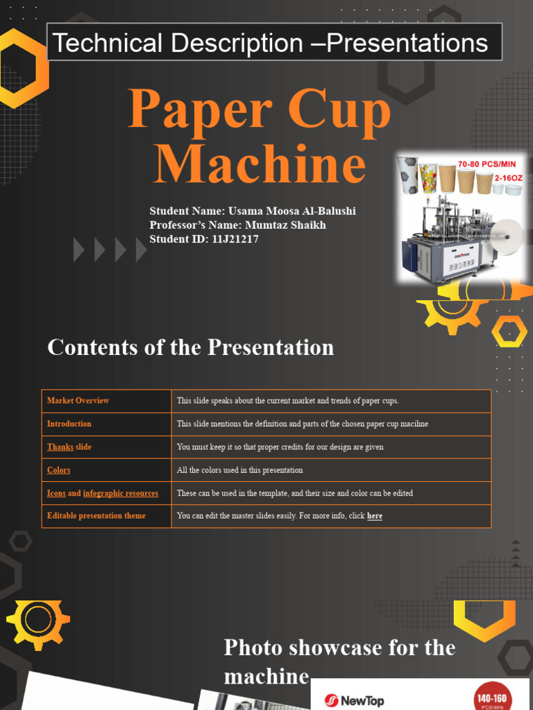Technical Description | PDF | Machines | Paper