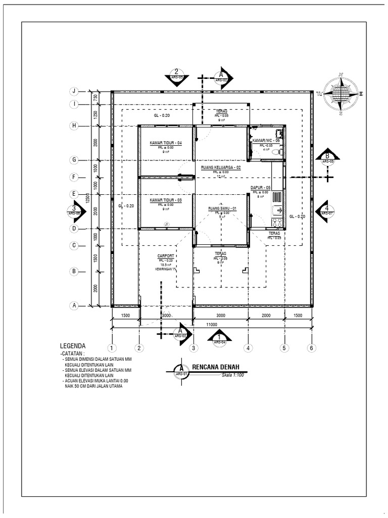 Soal kk1 Gambar Rumah Sederhana | PDF