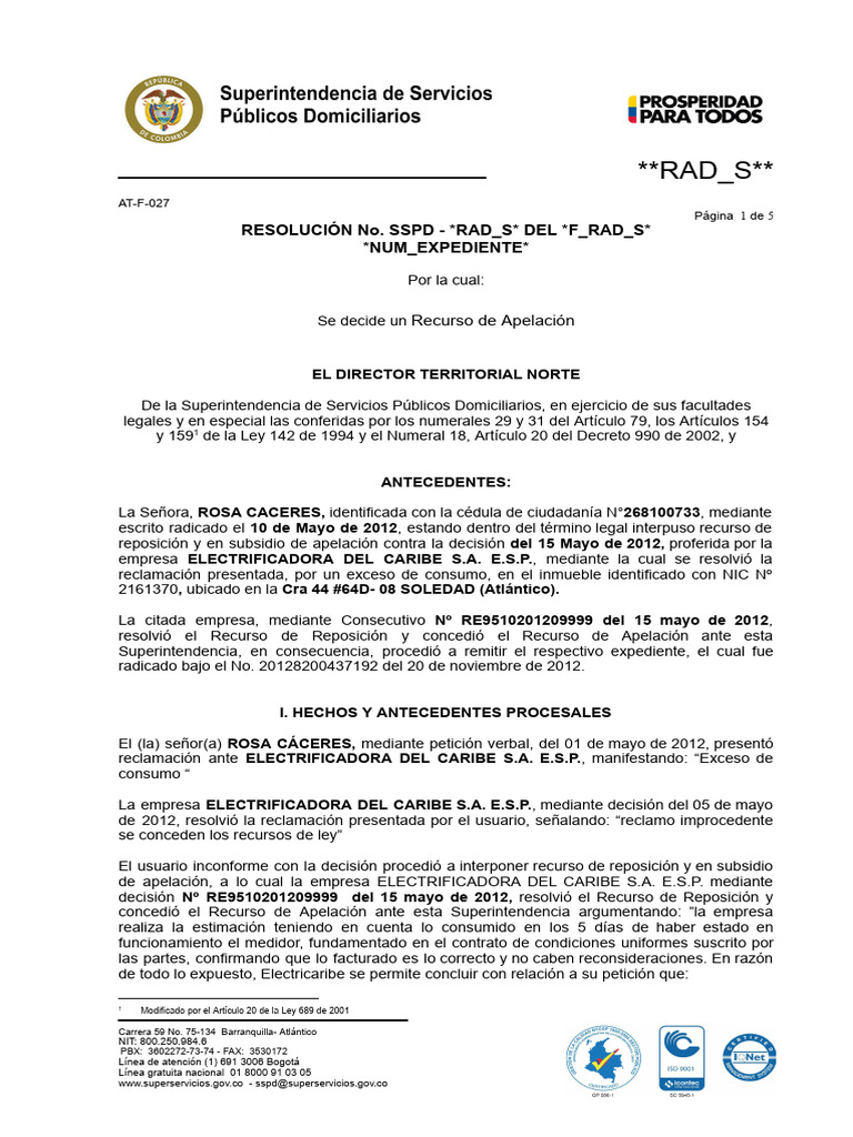 RESOLUCION MODELO RESPUESTA RAP Yeider Fontalvo | PDF | Calibración ...