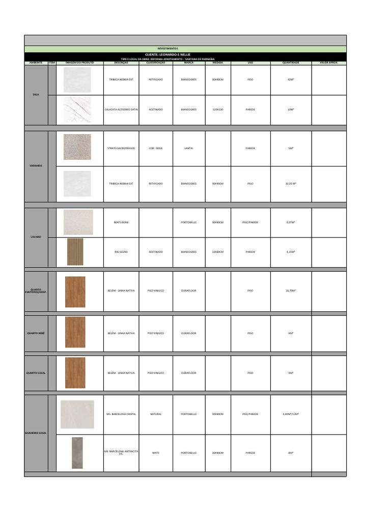 Planilha 123456 | PDF | Design de interiores | Casa