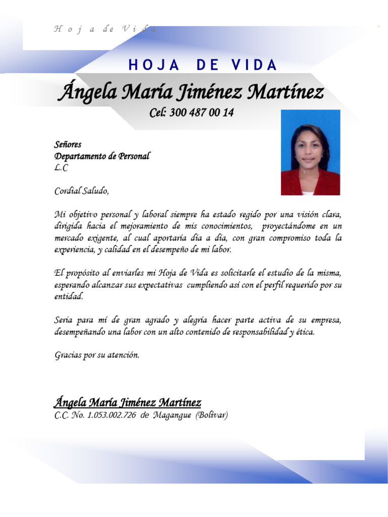CV Ángela Jiménez: Experiencia y Formación | PDF