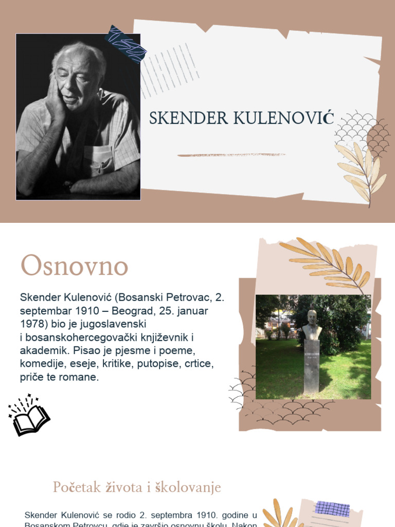 Skender Kulenović | PDF