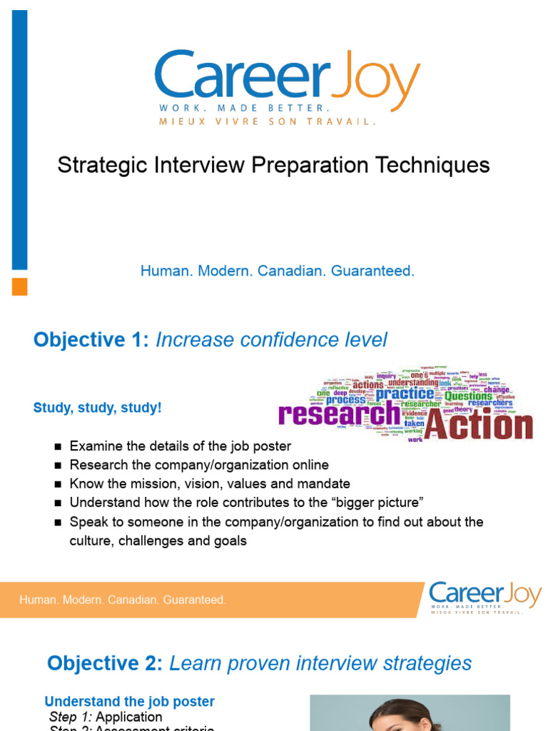 Strategic Interview Preparation Techniques - 2021 | PDF | Change Management | Cognition