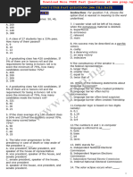 Free NDA Junior Secondary School Afaka Past Questions and Answers | PDF ...