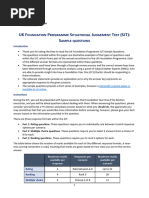 Student Book-SJT Practice Paper Revised | PDF | Radiology | Medical ...