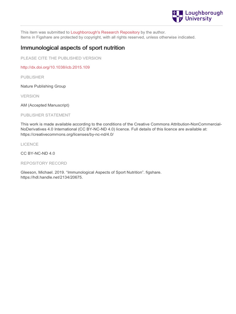 Icb - Accepted MS - Gleeson 04-12-2015 | PDF | Probiotic | Vitamin D