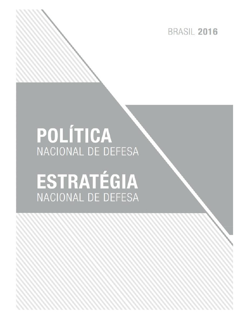 2016 PND e END | PDF | Militar | Brasil