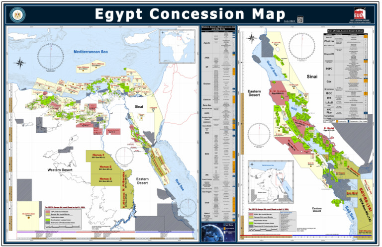 Egypt Concession Map | PDF