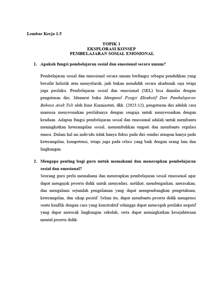 Topik 1 - Eksplorasi Konsep | PDF