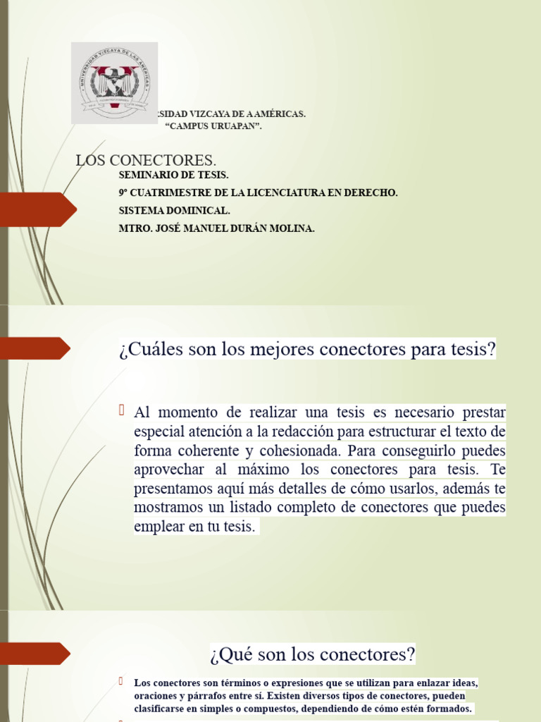 conectores en tesis | PDF | Razón