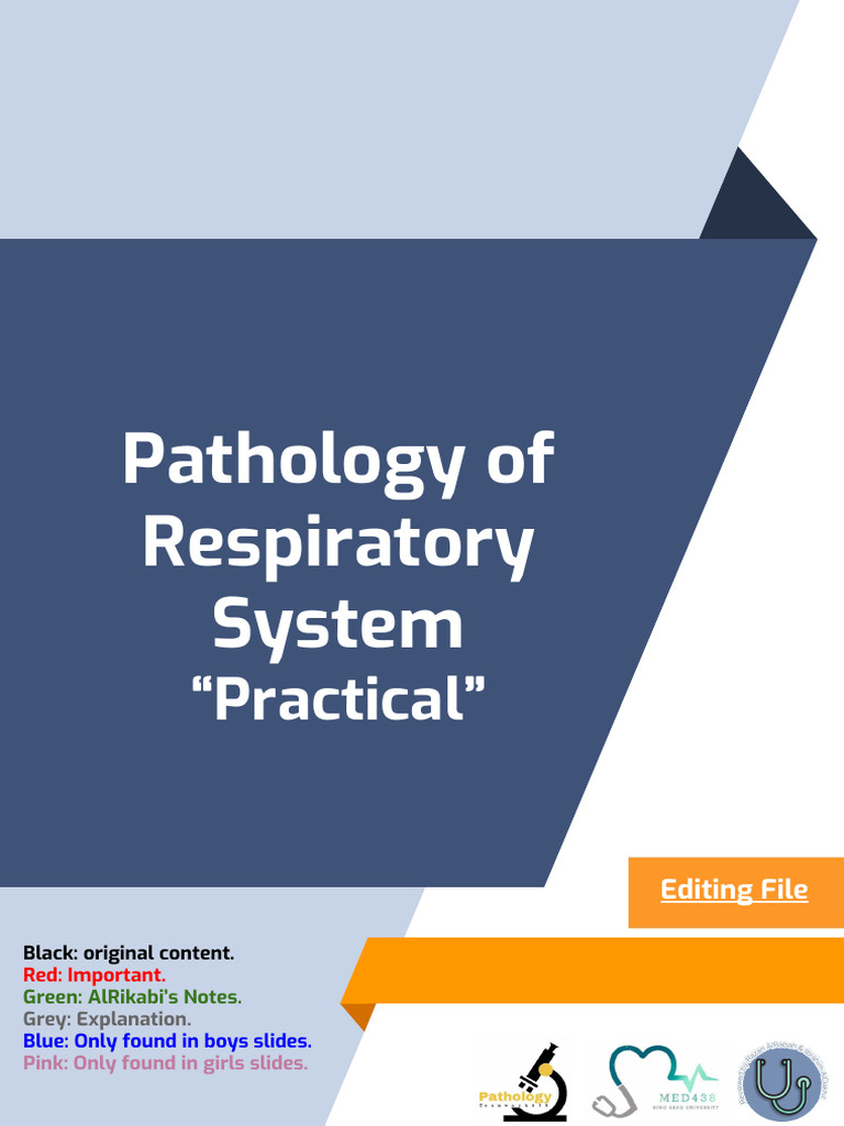 Pathology Notes | PDF | Lung | Tuberculosis
