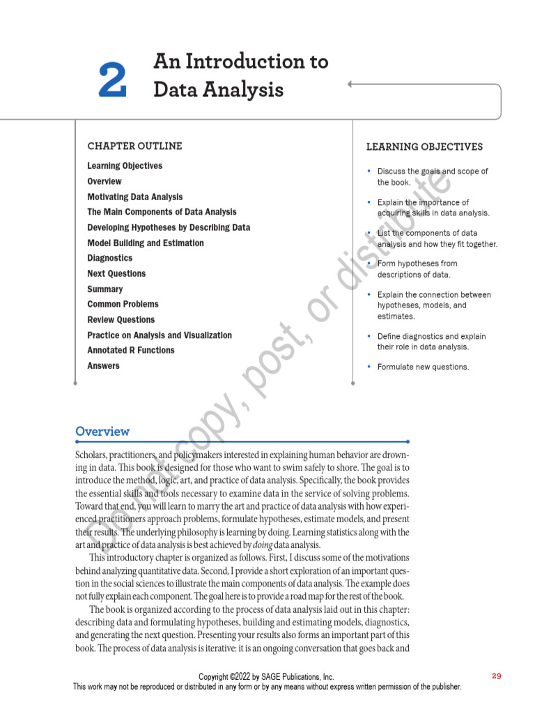 Introduction To Data Analysis Handbook Pdf Hypothesis Data Analysis