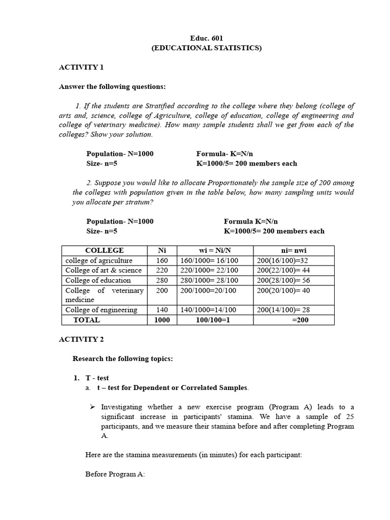 Educ. 601 | PDF | Regression Analysis | Linear Regression