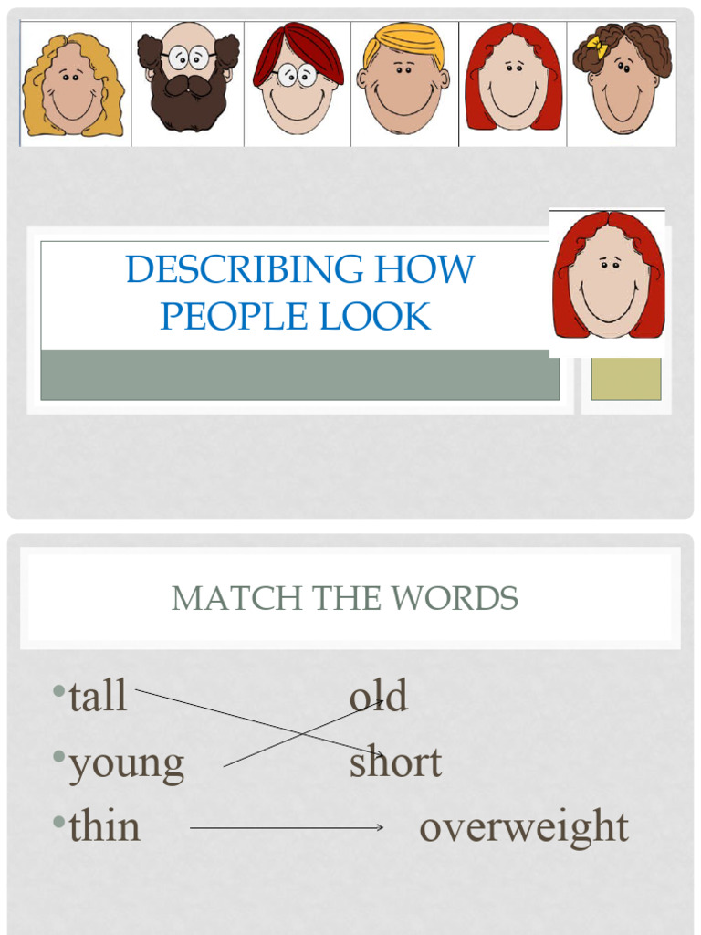BASIC 1 Adjectives-For-Describing-How-People | PDF