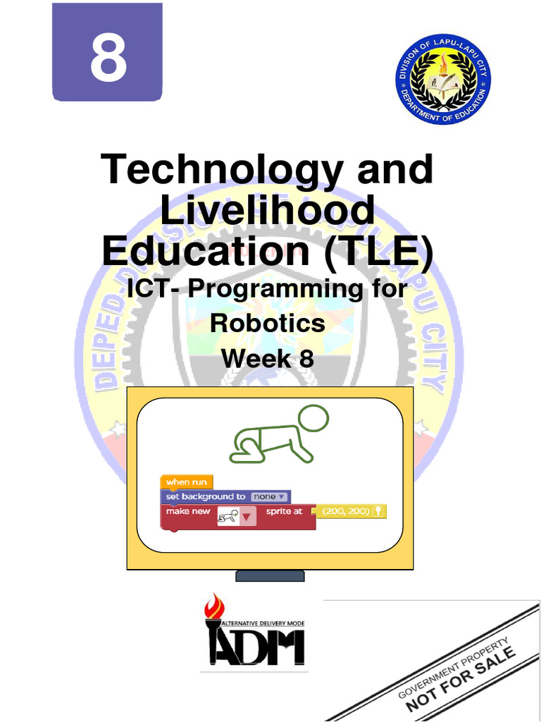Tle8-Ict-Programming For Robotics Q1 M8 W8 | PDF | Learning