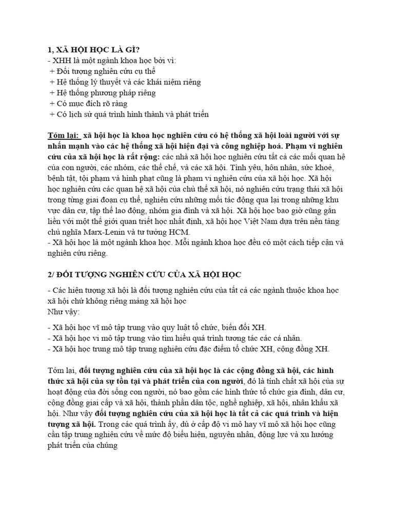 CHƯƠNG 1 - Gt về xhh | PDF