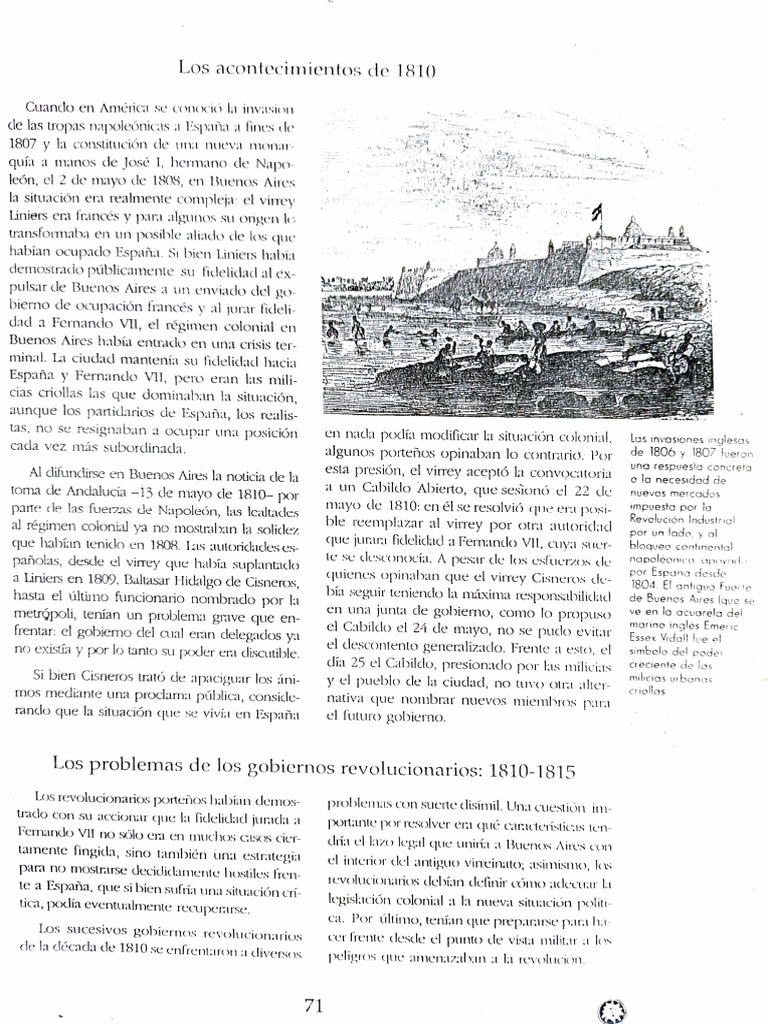 Acontecimientos 1810 | PDF | Argentina