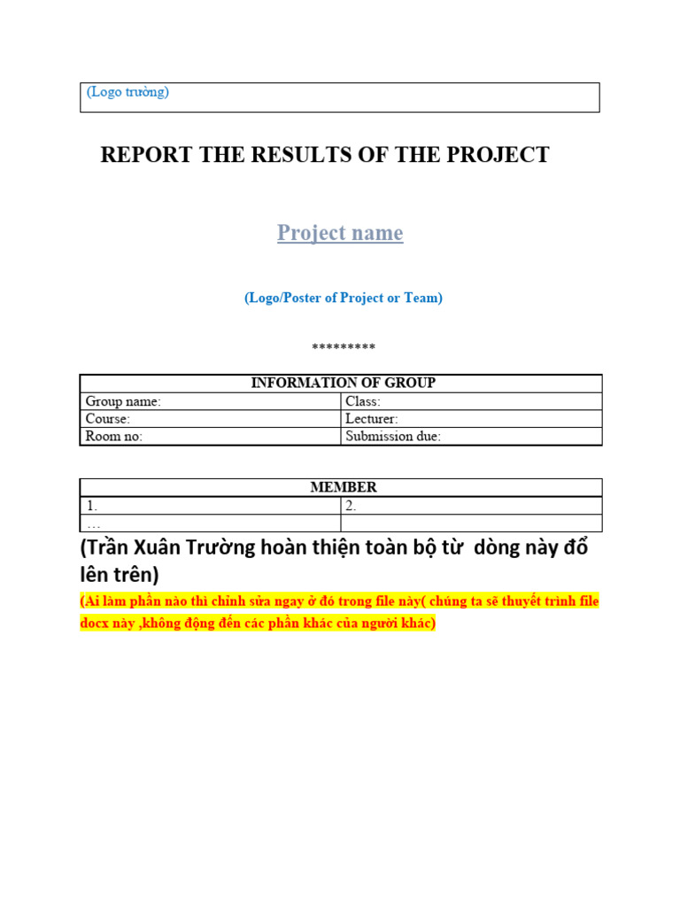 Report The Results of The Project | PDF