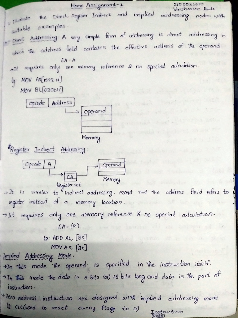 COA Home Assignment-1 | PDF | Central Processing Unit | Computer Science