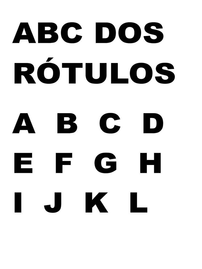 Guia Completo dos Rótulos ABC | PDF