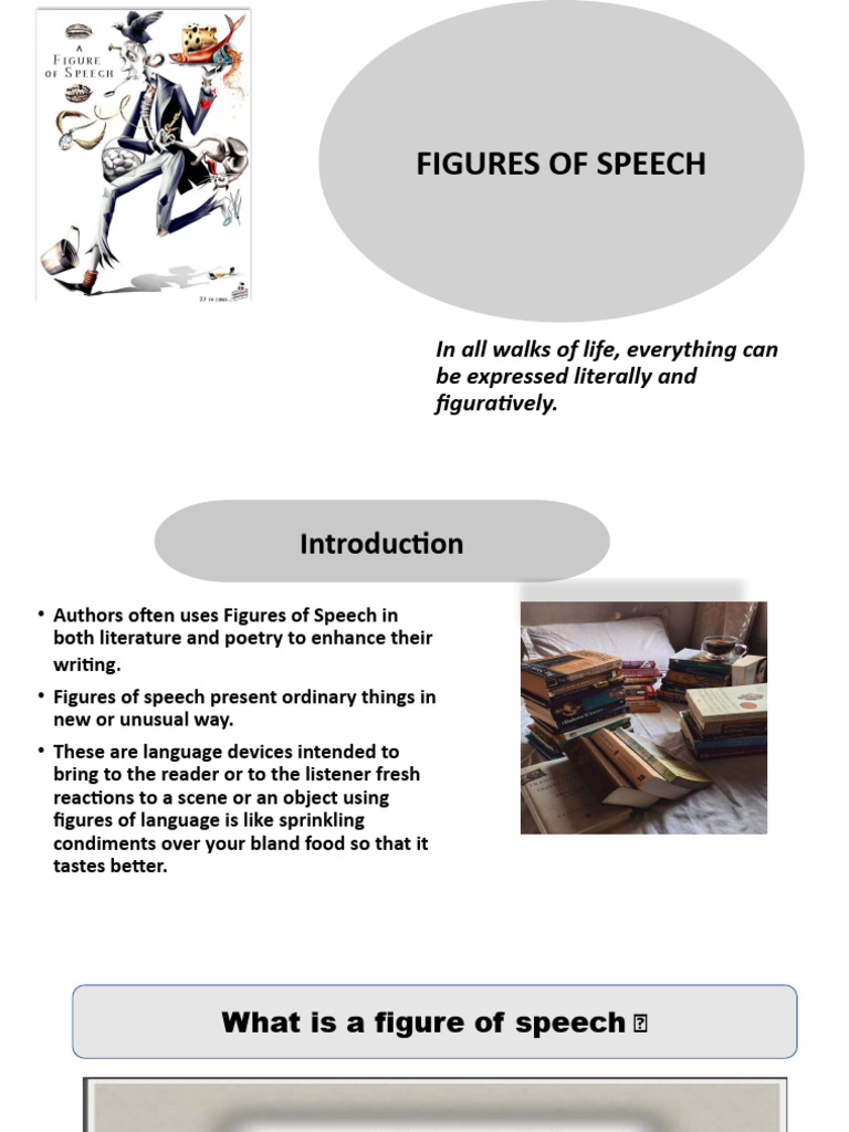 Figures of Speech: in All Walks of Life, Everything Can Be Expressed ...