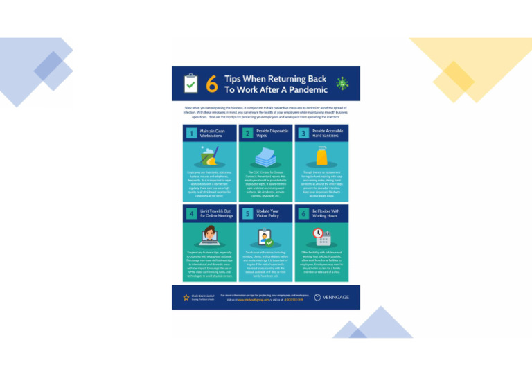 6 Tips When Returning Back To Work After A Pandemic | PDF