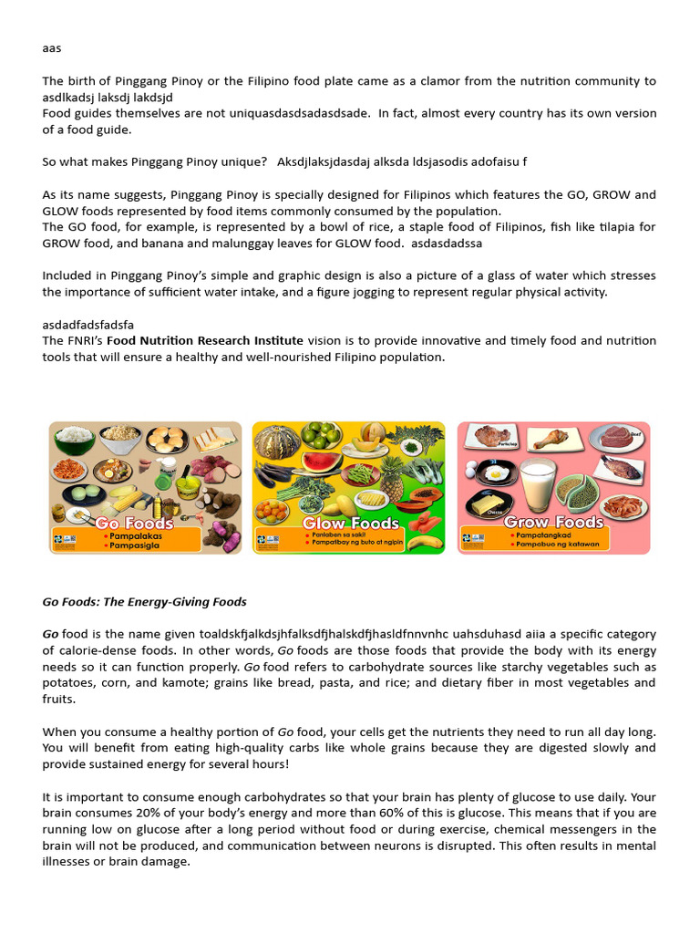 Pinggang pinoy 10.5 | PDF | Foods | Vegetables