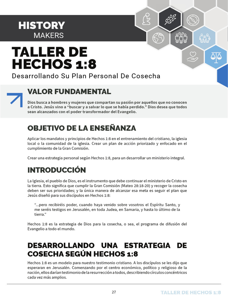 04_Taller de Hechos 1_8_Módulo 2_RVR_05.04.23 | PDF | Jesús | Gran comisión